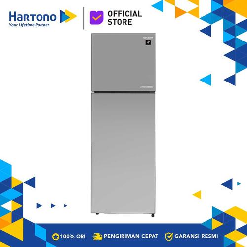 Promo Sharp Kulkas Kecil 2 Pintu Small 2 Door Refrigerator SJ456GIMS ...
