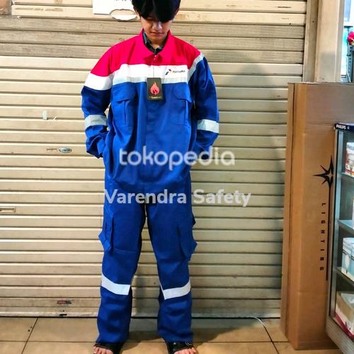 Jual Wearpack Two Piece / Setelan Baju Celana Nomex Pertamina Original ...
