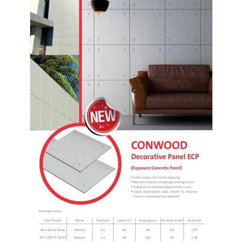 Jual CONWOOD Board ECP (Exposure Concrete Panel) - 60x60 - Kab ...