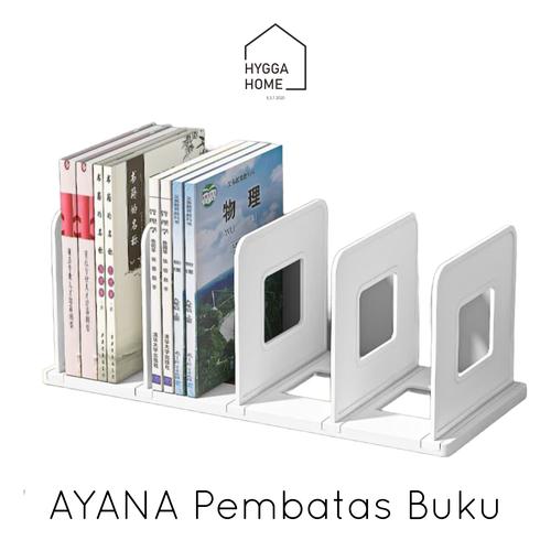 Jual AYANA Pembatas Buku Majalah Rak Buku Sekat Organiser Meja File ...