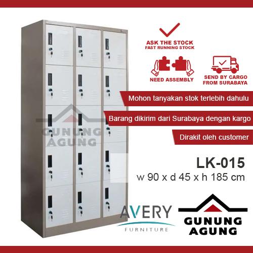 Jual Loker Besi 15 Pintu Avery LK-015 - Locker Besi - Loker Karyawan ...