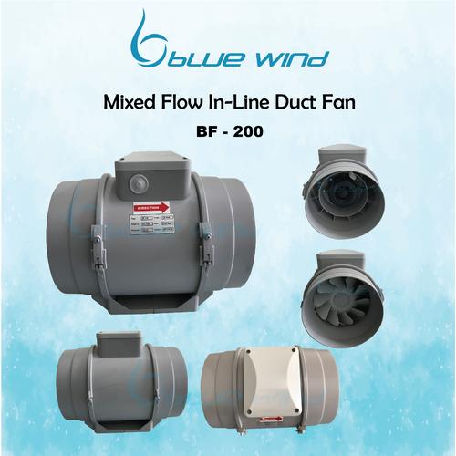 Jual In Line Duct Fan Type BF 200 Ventilasi untuk diruangan kecil ...