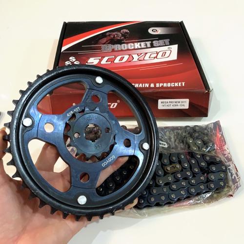 Jual Gear Set + Rantai Mega Pro New/Tiger New/Verza/Cb150 r/Sonic/GTR ...