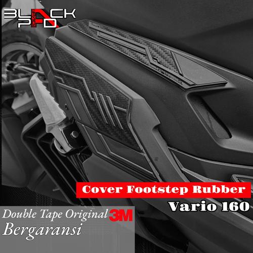 Jual FOOSTEP RUBBER HONDA VARIO 160 BLACK EDITION AKSESORIS VARIO 160 ...