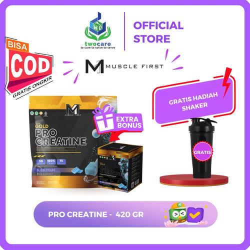 Promo M1 Muscle First Pro Creatine Pouch 420 gram 70 serving - Mix ...