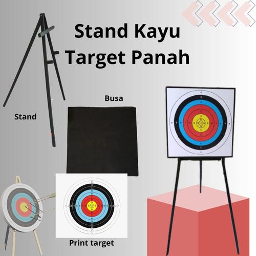 Jual Stand Target Panah Panahan Kayu 3 Kaki - Spons - Kab. Purworejo ...