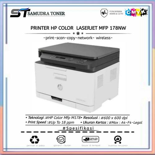 Jual Printer HP Color Laserjet MFP 178nw all in one in print copy scan - Jakarta Pusat - samudra ...