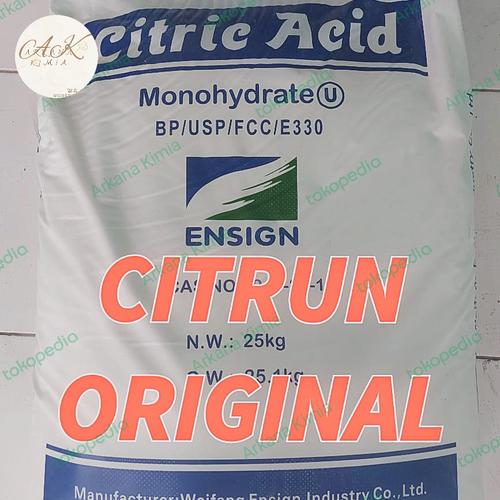 Jual Citrun/Asam Sitrat/Citrid Acid Monohydrate (ex weifang) - 1Kg ...