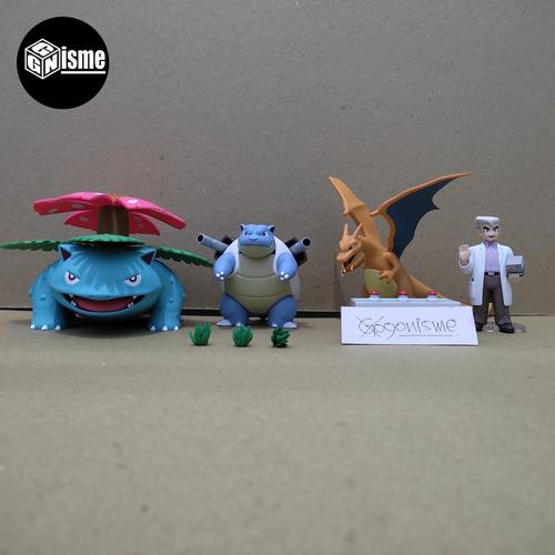 Jual POKEMON SCALE WORLD KANTO PROFESSOR OAK CHARIZARD VENUSAUR ...