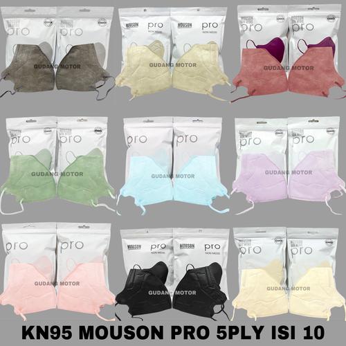 Jual Masker KN95 Mouson PRO 5ply isi 10 pcs ORIGINAL - Face Mask - Ezio ...