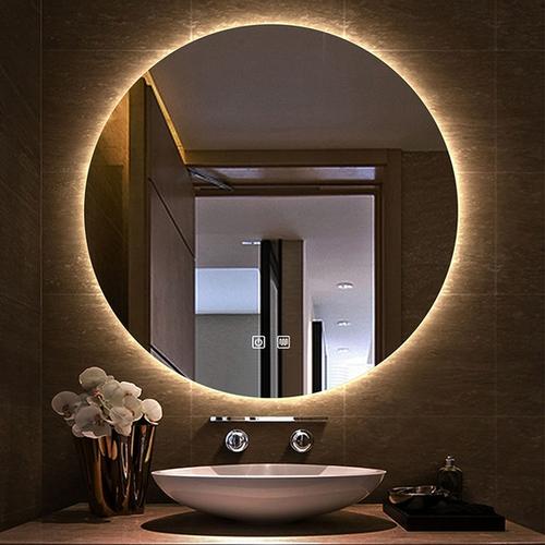 Jual Cermin LED Kamar Mandi Dinding Cermin Estetik Cermin Bulat ...