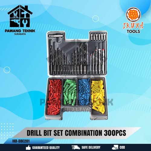 Jual Ikura Tools Mata Bor Set Besi Kayu Tembok Rumah Skrup Mata Obeng ...