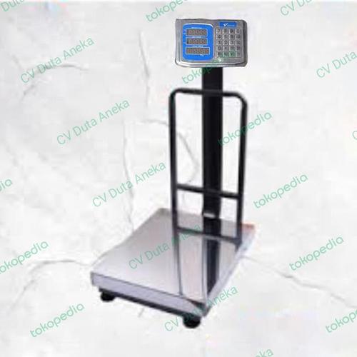 Jual timbangan duduk digital bench scale kap 150kg- 750kg platfom ...