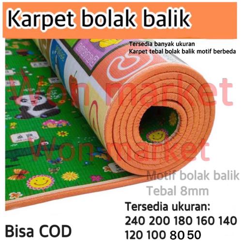 Jual Karpet | tebal dan original | karpet motif bolak - 200x180 - Kab ...