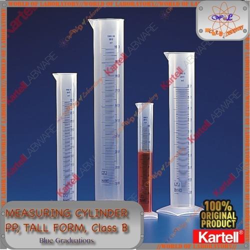Jual KARTELL Blue Graduated Measuring Cylinder 250mL PP Tall Form Class ...