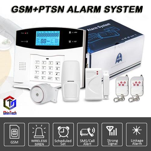 Jual SECURITY ALARM Rumah Kantor Ruko GSM system Wireless Sensor Pintu ...