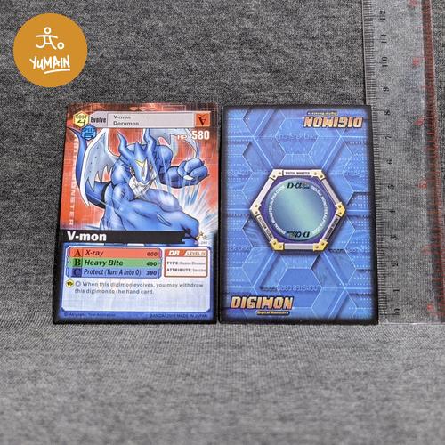Jual Digimon Card Digital Monster Alpha Code Exveemon written V-mon ...