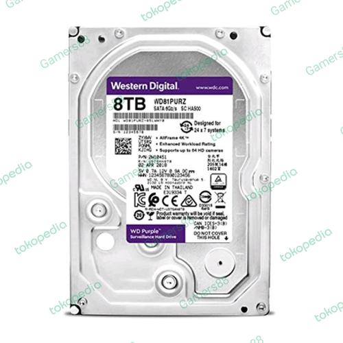 Jual HDD 8TB WD PURPLE Hardisk 8TB Harddisk 8TB Cctv Internal Pc 3.5 ...