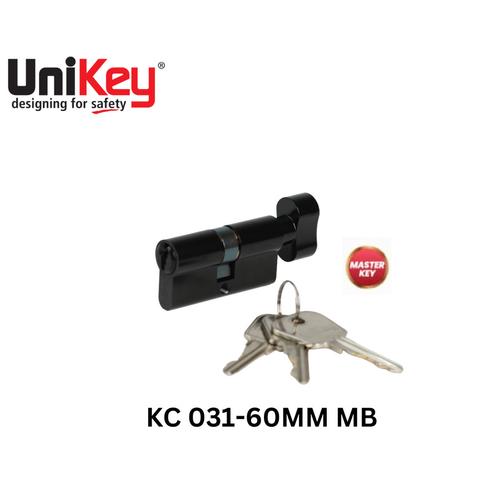 Jual UniKey Knob Cylinder KC 031-60MM Matte Black -Silinder Kunci Hitam ...