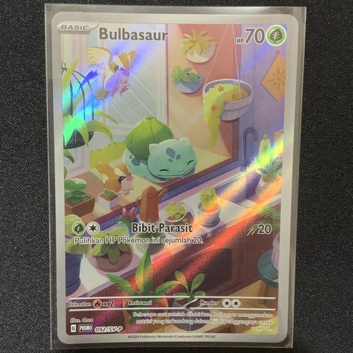 Promo Bulbasaur ar promo 092/sv-p pokemon harta berkilau ex tcg ...