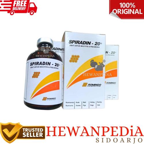 Jual SPIRADIN 50 ml - Obat Mastitis Pneumonia Sapi Kuda Babi Kambing ...