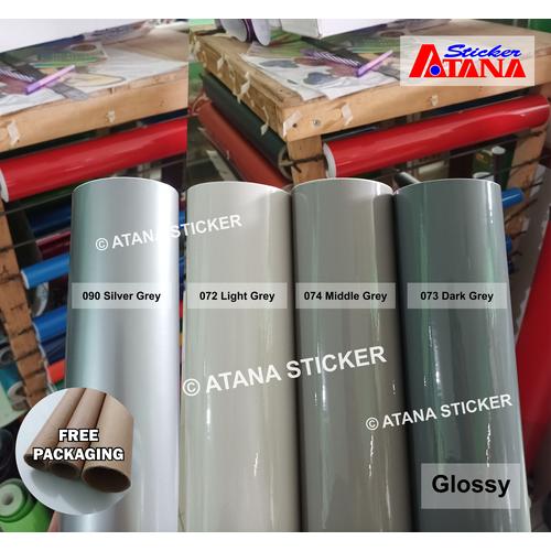 Jual Skotlet Silver Glossy Stiker Abu Muda Tua Kilap Decal Grey Motor ...
