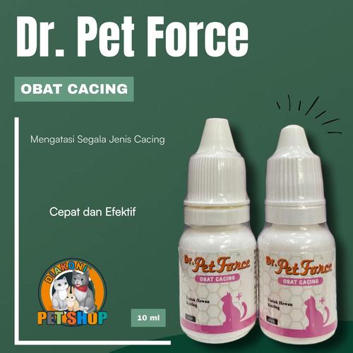 Jual Dr. Pet FORCE Obat Cacing Kucing 10ml Tetes Drop Kucing Cacingan ...