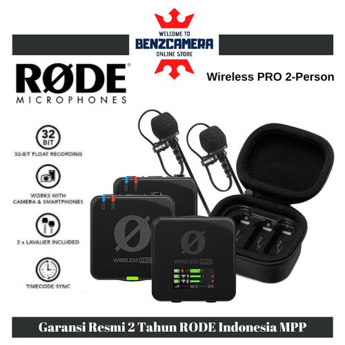 Jual Rode Wireless Pro 2-Person Compact Wireless Microphone - Jakarta ...