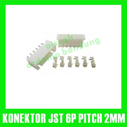 Promo JST Konektor 2mm 2.0 6p 6pin terminal micro connector - Kota Bandung - aisyah arduino ...