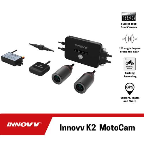 Promo Innovv K2 MotoCam Dashcam DVR Motor Waterproof Rekam Depan ...