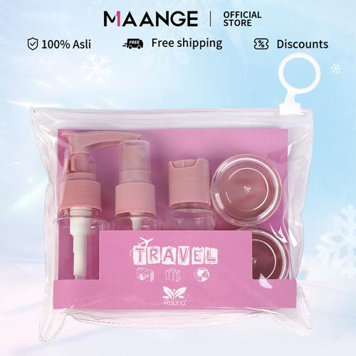 Promo MAANGE Botol Kosmetik Travel Set Sabun Cair Spray Pump Pink 1543 ...