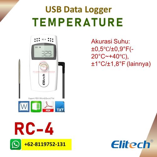 Jual Elitech RC-4 USB Temperature Data Logger - Jakarta Barat - PT ...
