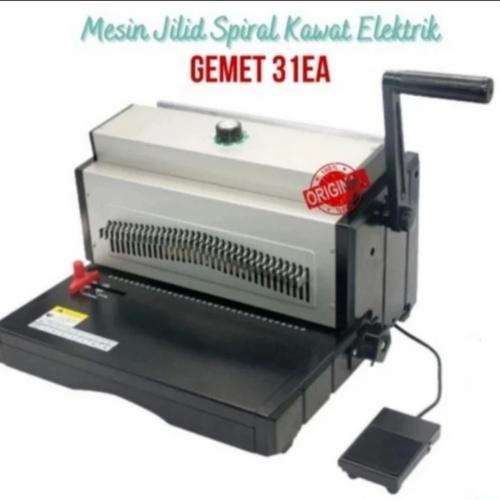 Jual Mesin Jilid Spiral Kawat Elektrik GEMET 31EA - Otomatis Binding ...