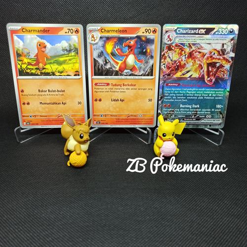 Jual Charmander Charmeleon Charizard Ex Pokemon Harta Berkilau Ex sv4a ...