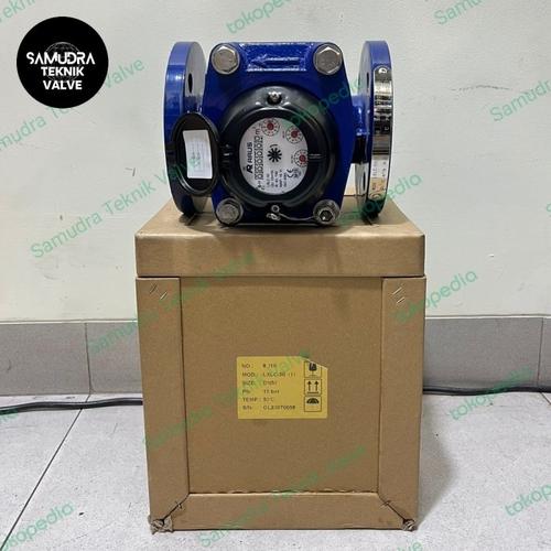 Jual WATER METER ARUS 3" INCH METERAN AIR ARUS FLANGE LEHER PENDEK DN80 ...