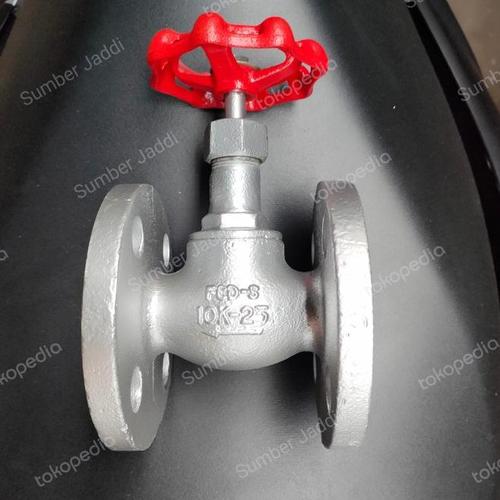 Jual FF Globe Valve KITZ FCD-S 1"Inch Flange jis 10K-25 Cast Iron ...