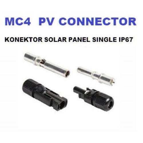 Jual MC4 Single satu set PV Connector Konektor Kabel Solar Panel Surya ...