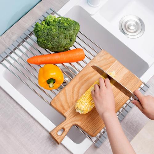 Jual 47 CM x 28 CM Rak Pengering Peniris Di Bak Cuci Piring Pole Sink ...