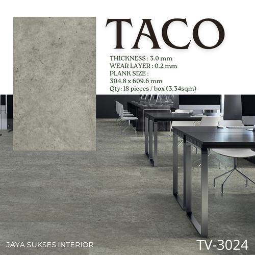 Promo Lantai Vinyl Stone TACO TV 3024 Grey Slate Tebal 3 mm / Box ...