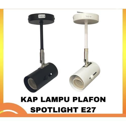 Jual KAP LAMPU PLAFON Fitting E27 Spot Light LED Sorot Spotlight 10cm ...