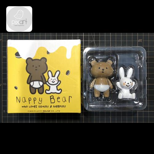 Jual Nappy Bear & Naughty Rabbit Fluffy House by Pop Mart Figure ...
