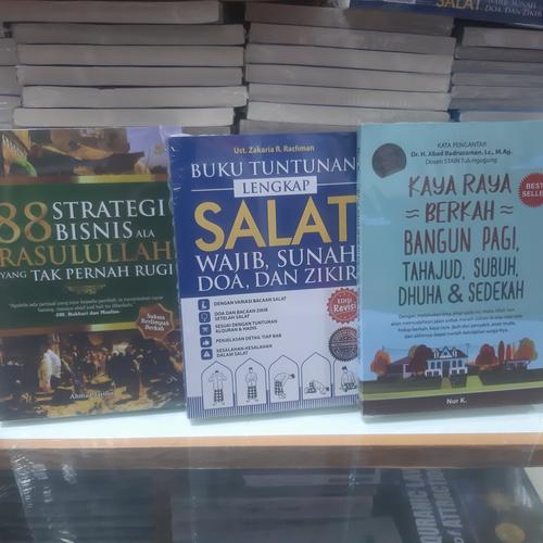 Jual PAKET 3 BUKU TUNTUNAN LENGKAP SHALAT WAJIB SUNAH DOA DAN ZIKIR KAYA RA - Jakarta Selatan ...