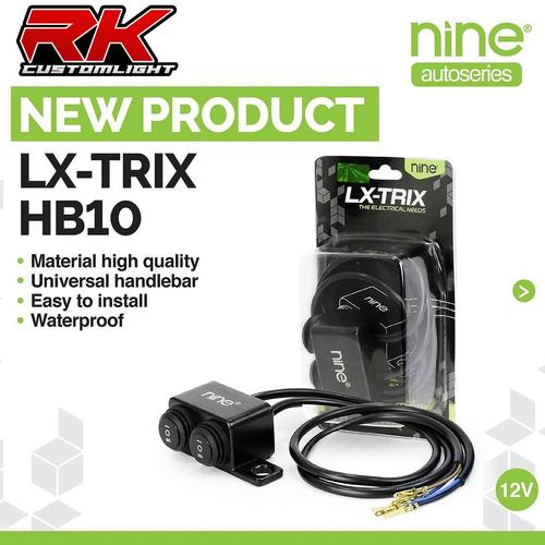 Jual SAKLAR SPION DOUBLE 3 MODE ON/OFF/ON 2 TOMBOL LX-TRIX HB10 By 9Nine - Non Bubblewrap - Kab ...