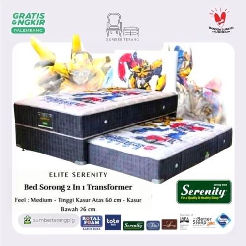 Jual Springbed Sorong Kasur Anak Matras Elite Serenity 2 in 1 Transformer - FULLSET 100x200 ...