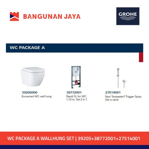 Promo GROHE PAKET A WALLHUNG TOILET | 39205000+38772001+27514001 Cicil ...