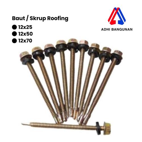 Jual Sekrup Roofing Baja Ringan Atap Kanopi - 5 cm - Kota Bandung ...