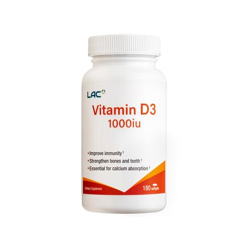 Jual LAC VITAMINS Vitamin D3 1000 IU (180 softgels) - Jakarta Barat ...