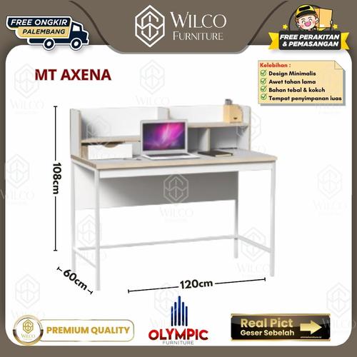 Jual Meja Tulis Olympic MT Axena / Meja Belajar Kaki Besi / Meja ...