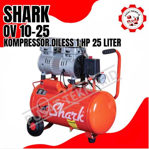 Jual SHARK 1 HP OV 1025 KOMPRESOR ANGIN AUTOMATIC OIL LESS - Kota ...