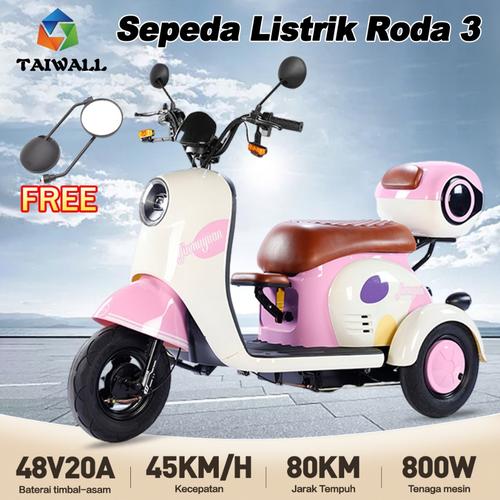 Jual Sepeda Motor Listrik Roda 3/Sepeda Roda Tiga Listrik / Sepeda ...